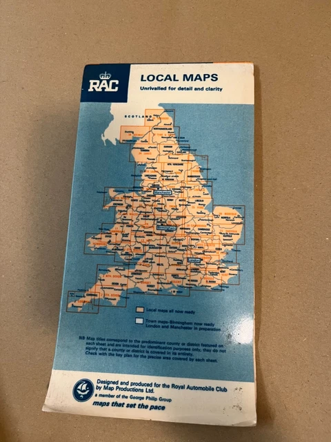 RETRO 1970S RAC Map Humber Scarborough Kingston upon Hull EUR 5,91 ...
