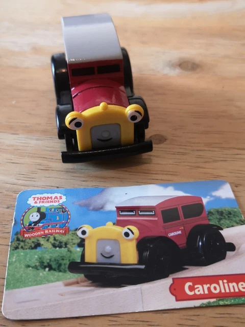 THOMAS THE TANK Engine & Friends WOODEN CAROLINE THE CAR WOOD POSTAGE ...