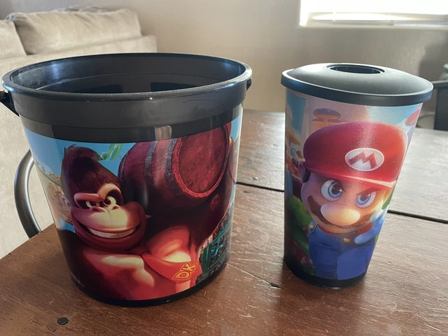 THE SUPER MARIO Bros Movie 2023 popcorn bucket and cup £24.08 - PicClick UK