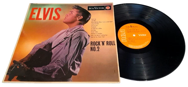 ELVIS PRESLEY Rock 'N' Roll No 2 album MONO LARGE ORANGE LABEL RD 7528 ...