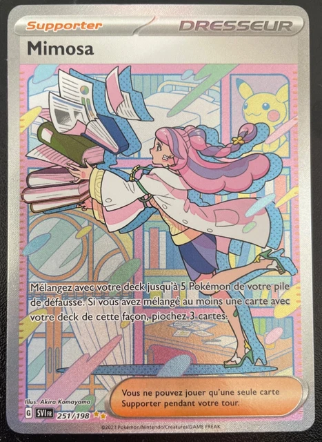 CARTE POKÉMON MIMOSA 251/198 Full Art neuve EUR 100,00 - PicClick FR