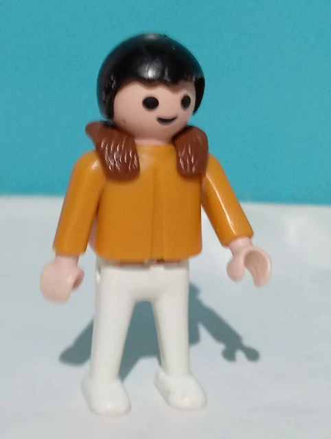 FIGURINE PLAYMOBIL ENFANT Esquim Enfant Eskimo Enfant Pôle Nord Polaire ...