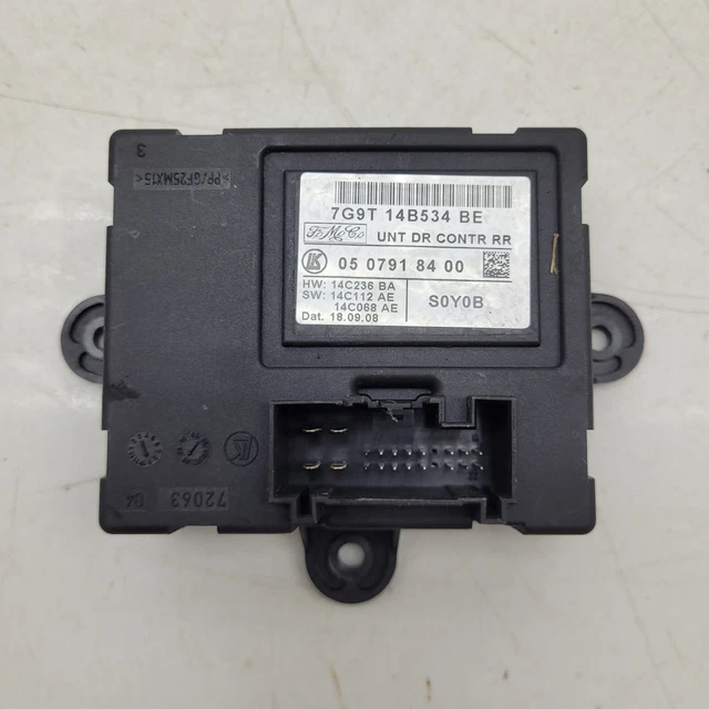 FORD MONDEO MK4 Rear Door Control Module Unit Driver Right Side ...