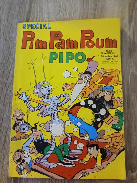 BD SPÉCIAL PIM PAM POUM PIPO n° 20 LUG 05/09/1966 TRACASSIN EUR 7,75 - PicClick FR