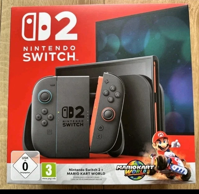 NINTENDO SWITCH 2 Mario Kart World Bundle - Extra Joy-Cons & Camera SEALED £189.06 - PicClick UK