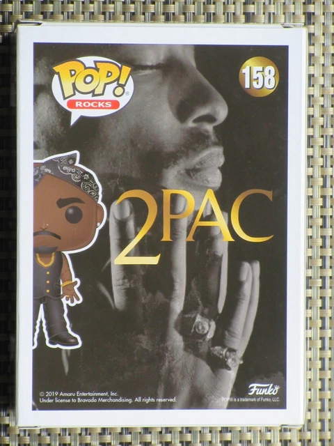 FUNKO POP ROCKS Tupac Shakur action figure vinyl figure #158 $23.36 ...