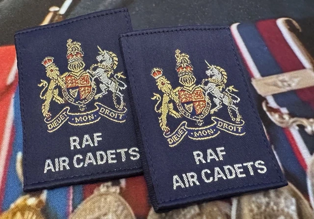 ROYAL AIR FORCE Air Cadets Warrant Officer Rank Slides PREMIUM £16.15 ...