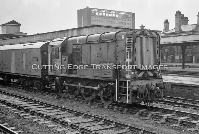 35MM RAILWAY NEGATIVE: Class 08 D4048 at Sheffield Midland 38/120/19 £5 ...