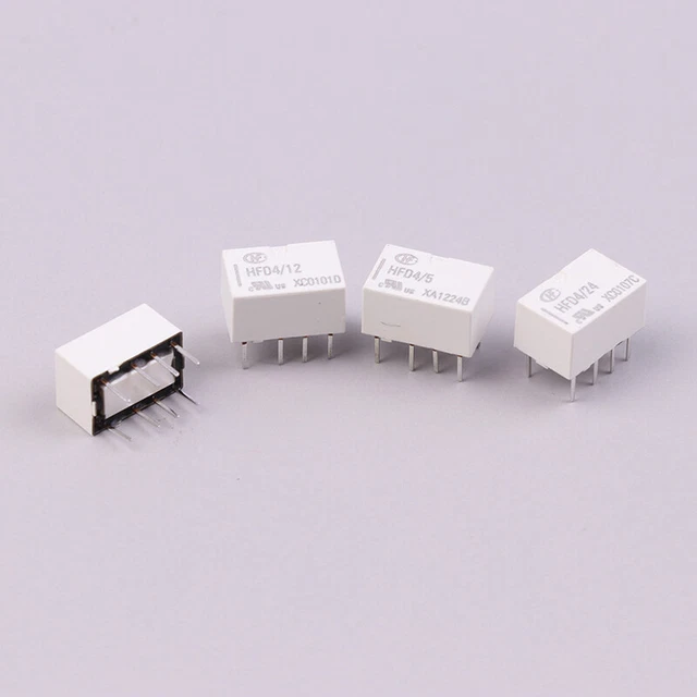 1PC SMALL SIGNAL Relay Hfd4/3V, 5V, 12V, 24V S SR 2A 8-Pin Direct ...