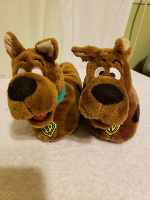SCOOBY DOO PLUSH Slippers S 5-6 Cartoon Network Novelty Shoes Vintage ...