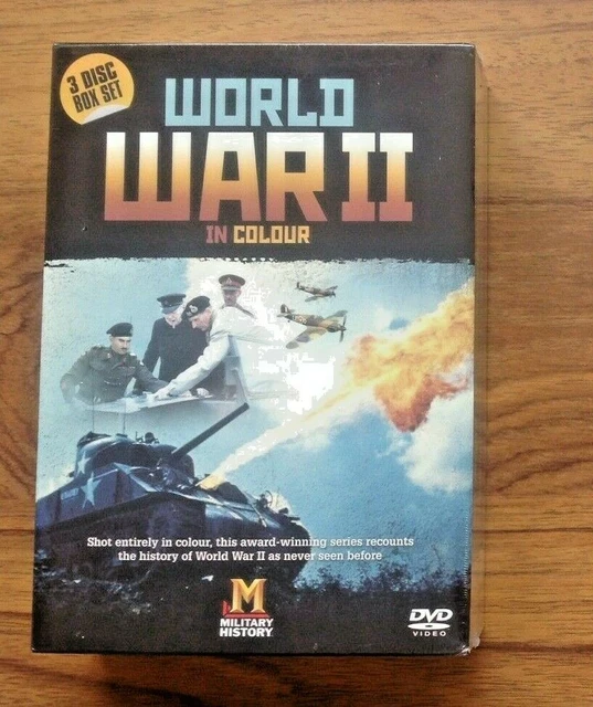 WORLD WAR II In Colour 3 DVD Boxset The History Channel New. Fast & Free UK P&P £8.49 - PicClick UK