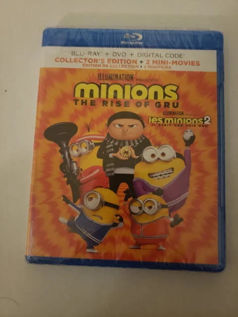 MINIONS: THE RISE Of Gru (Blu Ray/DVD, 2022, Canadian) New $14.99 ...
