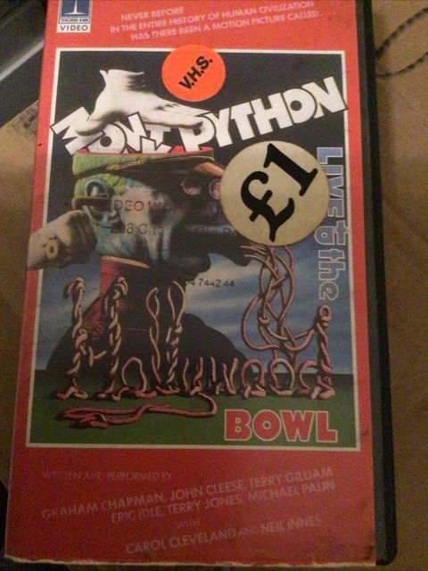 MONTY PYTHON LIVE At The Hollywood Bowl (VHS) 1982 British Comedy ...