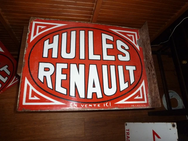 Plaque Emaillee Garage