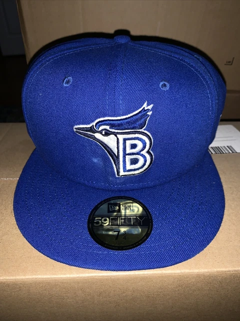 BLUEFIELD BLUE JAYS MiLB New Era Diamond 59Fifty Cap Hat Mens Size 7 3/ ...