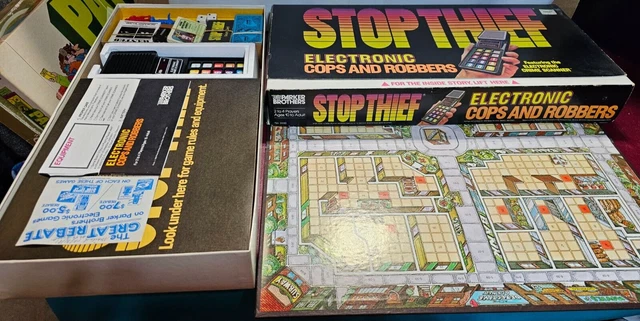 COMPLETE STOP THIEF 1979 Game Parker Bros Electronic Cops Robbers New ...