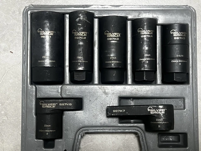 MATCO TOOLS SILVER Eagle Ss7K, O2 Sensor Socket 7 Piece Set $40.00 ...