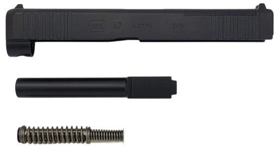GLOCK 47 OEM Complete Slide GEN5 MOS adapter plate 17 Length For Glock ...