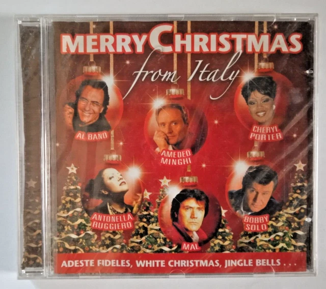 [CD] MERRY CHRISTMAS FROM ITALY SIGILLATO Al Bano Amedeo Minghi Bobby ...