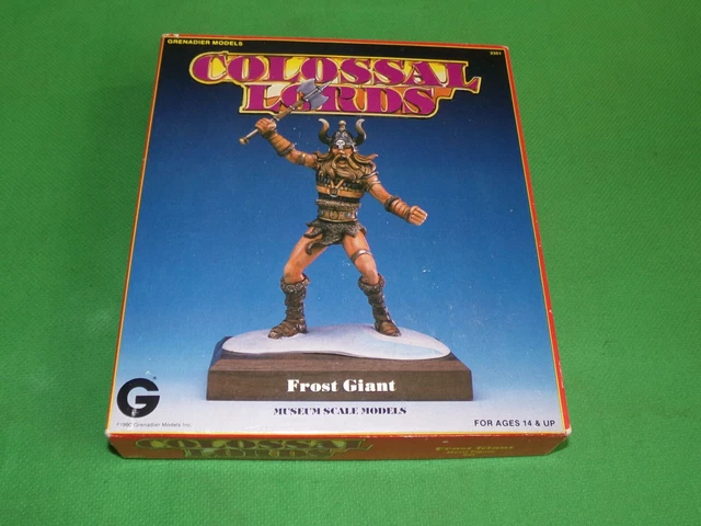 VINTAGE LEAD 25MM Grenadier Models Colossal Lords Frost Giant £40.00 ...