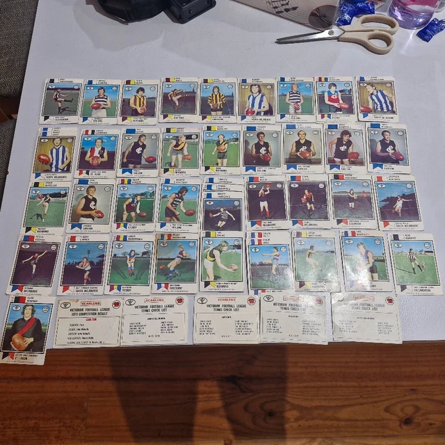 VFL FOOTBALL CARDS lot of cards from 1974 $95.00 - PicClick AU