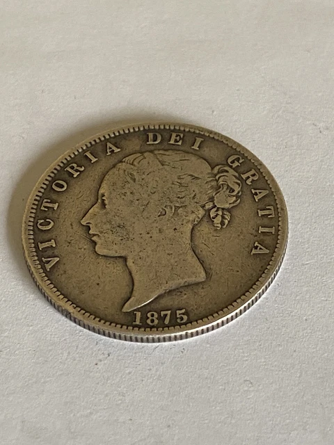 1875 BRITISH QUEEN Victoria Silver Half Crown Coin 13.77 Grams. £20.00 ...