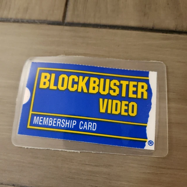 Vintage Blockbuster Membership Card FOR SALE! - PicClick UK