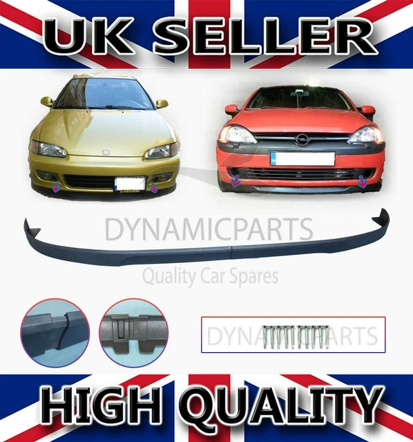 FOR FORD FOCUS Mk2 Peugeot 206 Honda Civic Front Bumper Lip Spoiler ...