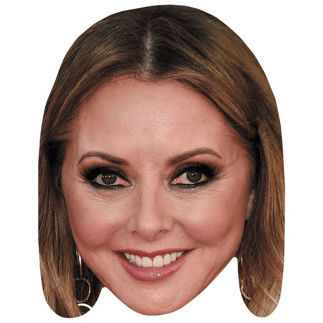 CAROL VORDERMAN (SMILE) Celebrity Mask, Flat Card Face £5.29 - PicClick UK