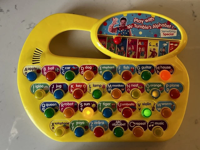 CBEEBIES SOMETHING SPECIAL Play With Mr Tumble’s Alphabet Light & Sound ...