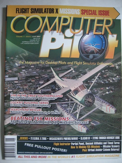COMPUTER PILOT MAGAZINE June 2007 Desktop Pilots & Flight Simulator ...