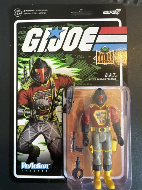 SUPER7 - G.I. Joe ReAction Figures Wave 6 - Python Patrol Cobra B.A.T ...