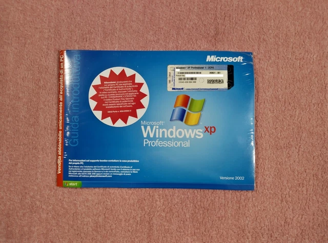 MICROSOFT WINDOWS XP Professional SP1A | Sigillato | CD | Manual ...