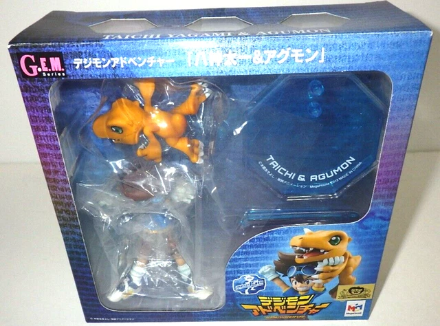 MEGAHOUSE DIGIMON ADVENTURE : Taichi Yagami & Agumon GEM Figure du ...