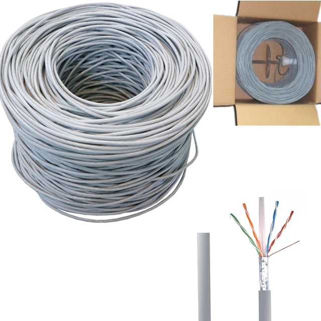 305M RJ45 CAT5E Netzwerk Ethernet Kabel ADSL Modem FTP CCA OUTDOOR ...