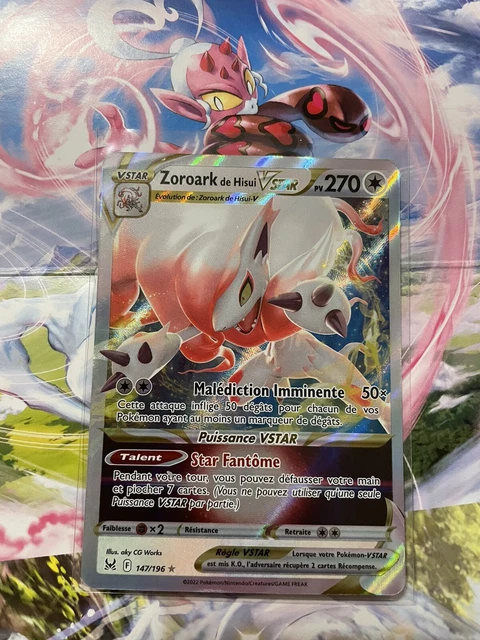 CARTE POKÉMON ZOROARK DE HISUI VSTAR EB11 ORIGINE PERDUE 147/196 FR EUR 8,00 - PicClick DE