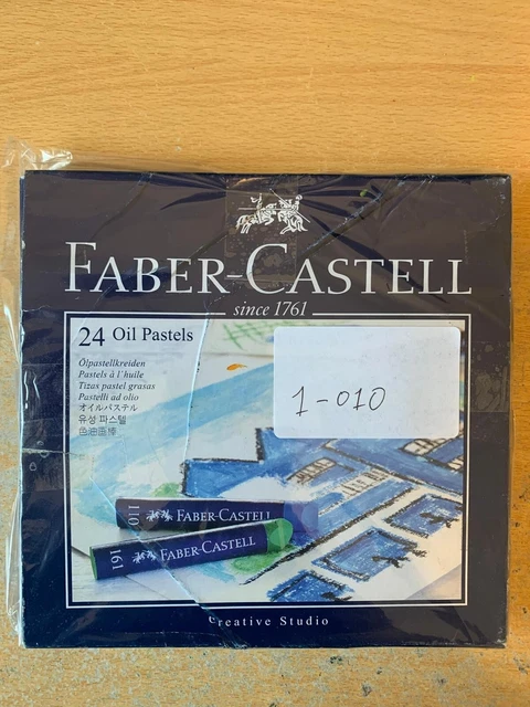 FABER CASTELL BOX of 24 Creative Studio Oil Pastels - Fast UK Dispatch ...