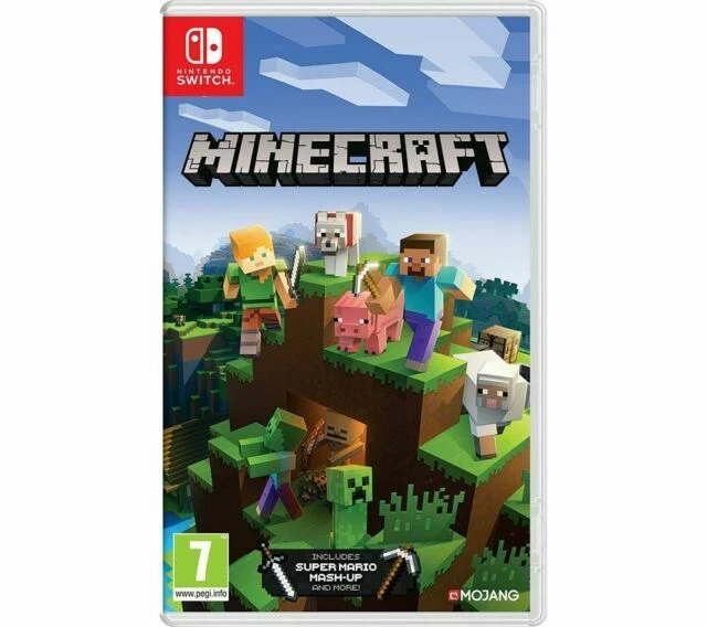 NUOVO MINECRAFT NINTENDO Switch Bedrock Edit Microsoft UK PAL gioco di costruzione mondiale EUR ...