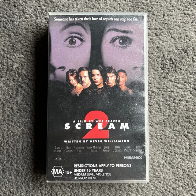 SCREAM 2 VHS tape 1997 AUS PRINT wes Craven $29.99 - PicClick AU