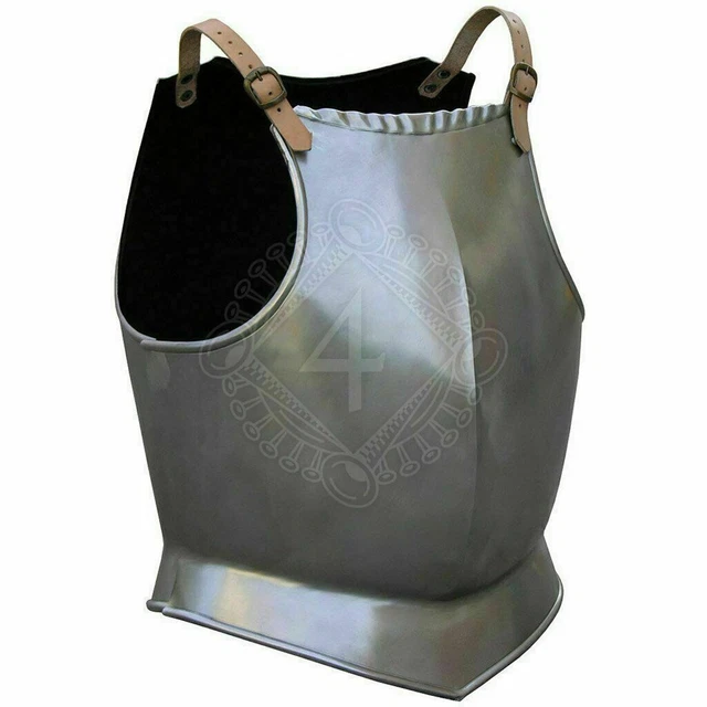 MEDIEVAL BLACK CUIRASS Breastplate Muscle Jacket Armor Chestplate LARP ...