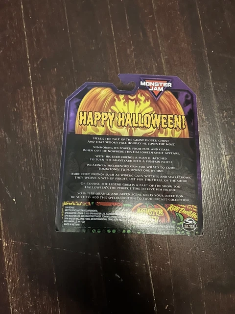 MONSTER JAM HALLOWEEN 2025 Grave Digger LIMITED EDITION $153.41 ...