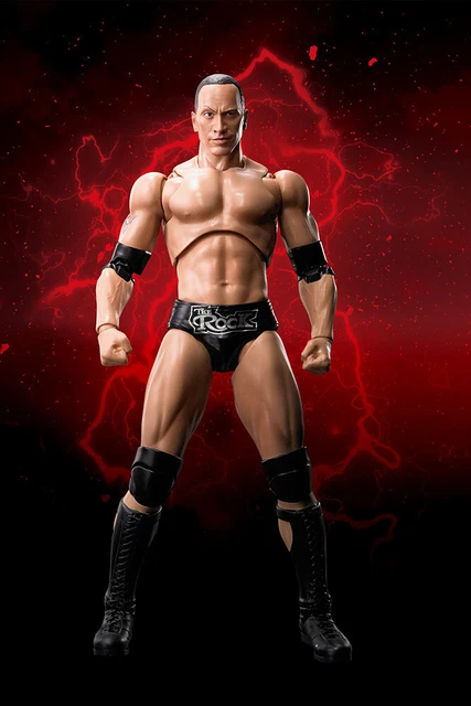 WWE THE ROCK Dwayne Johnson (Wrestling) S. H. Sh Figuarts Figures Tamashii EUR 65,30 - PicClick FR