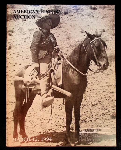 VTG BRIAN RIBA Auction Catalog American History Ephemera Photos March ...