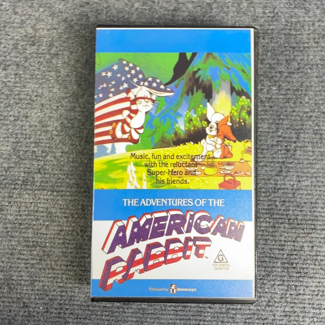 THE ADVENTURES OF the American Rabbit VHS Video Music Fun Excitement ...