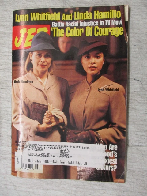 JET MAGAZINE FEBRUARY 15, 1999 Lyn Whitfield Linda Hamilton The Color ...
