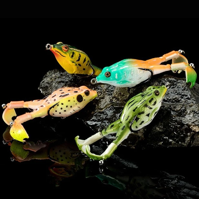 SOFT TREBLE HOOK Soft Fishing Lures Artificial Bass Bait Fishing $6.83 ...