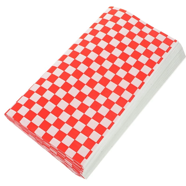 100 SHEETS FOOD Wrapping Paper Lace Oil-absorbing Oil-Proof Sandwich ...