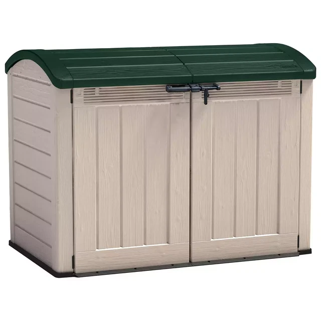KETER STORE IT Out Ultra 2000L Bike Shed - Beige/Green £385.00 ...