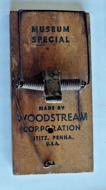 VINTAGE MOUSE TRAPS MUSEUM SPECIAL Animal Trap Co Woodstream Corp ...