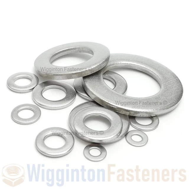 FORM A WASHERS STAINLESS STEEL A2 M3 M4 M5 M6 M8 M10 M12 M16 M20 FLAT DIN125 £2.49 - PicClick UK